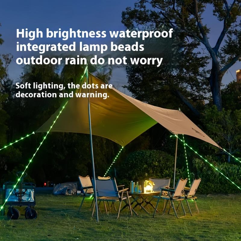 USB Rechargeable LED String Light IP65 Portable Braid Rope Christmas ...