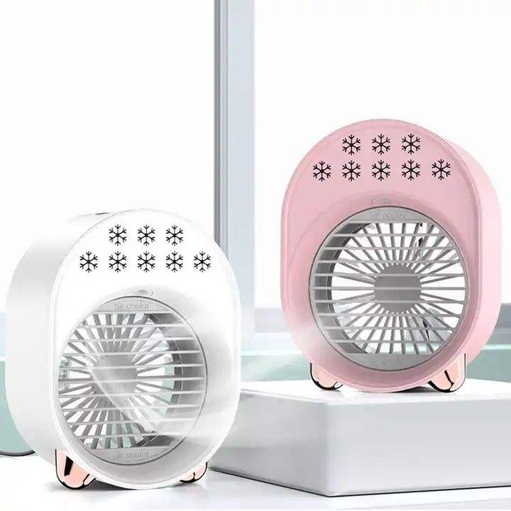 USB Table Fan 2026 Portable Stand Air Cooler Humidifier Mist ...