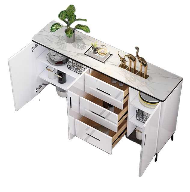 Modern Style Kitchen Sideboard Functional Storage Sideboard Cabinet ...