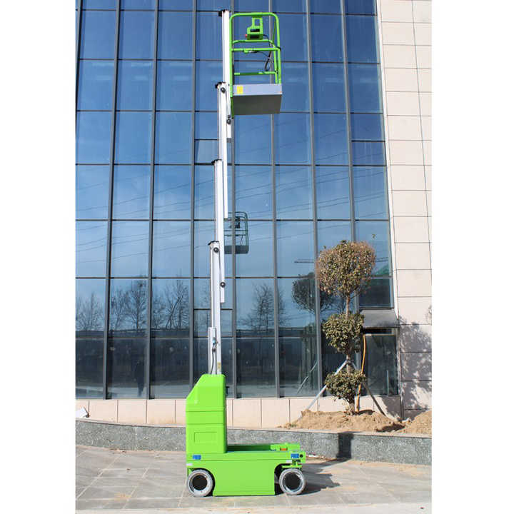 6M 8M 10M 200Kg Aluminum Elevated Work Platform Single Person Lifters ...