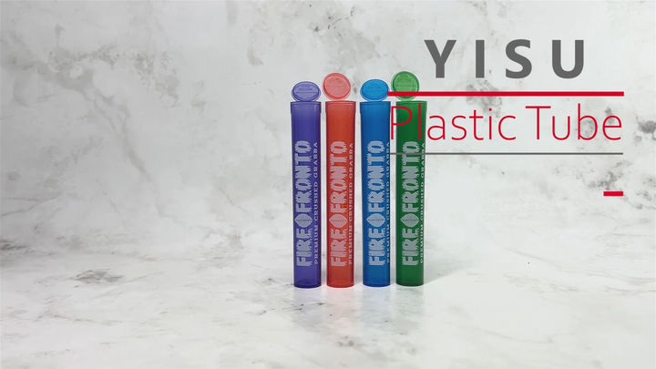 Custom Logo Printing on 190mm Dube Plastic Pop Top Tubes