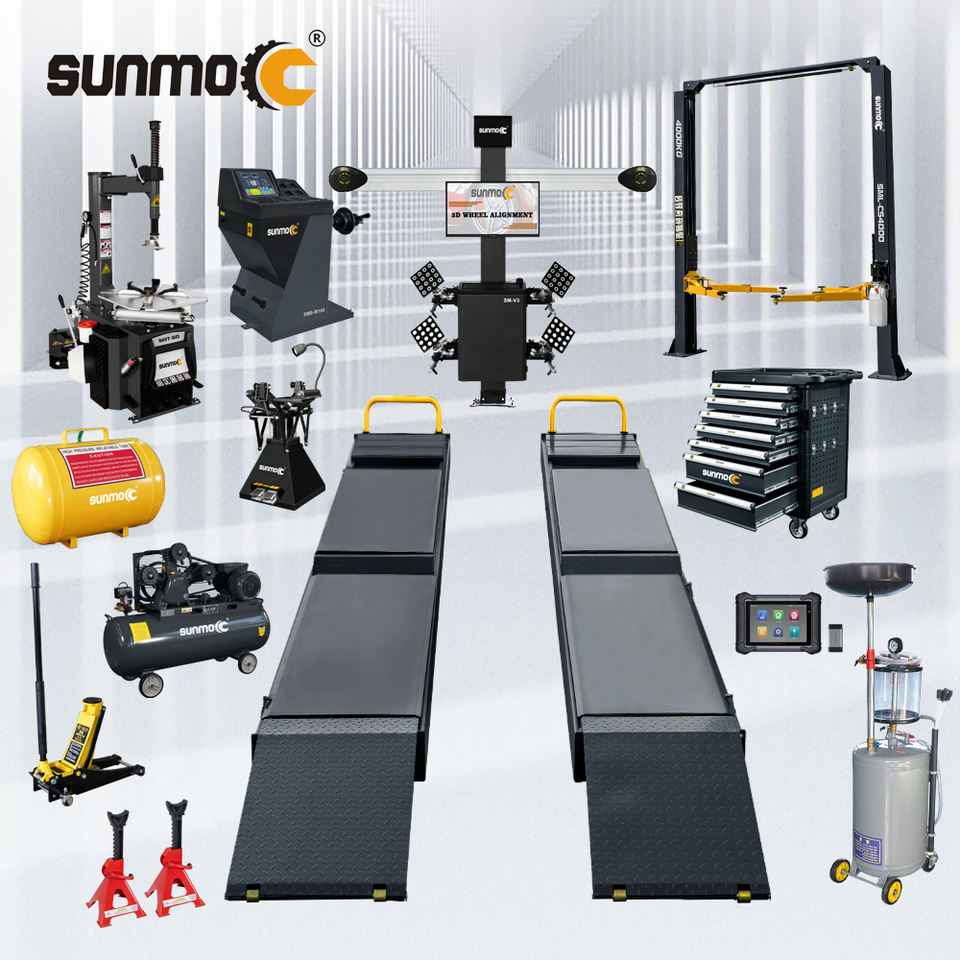 Sunmo Full Set Workshop Garage Equipment - Tire Solutions