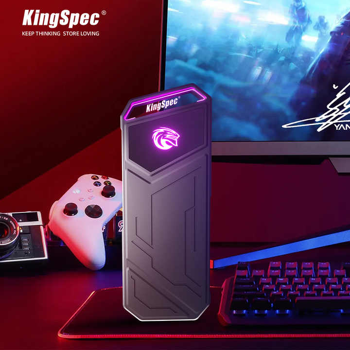 Kingspec SSD External Hard Drive - 512GB to 4TB Gaming Portable