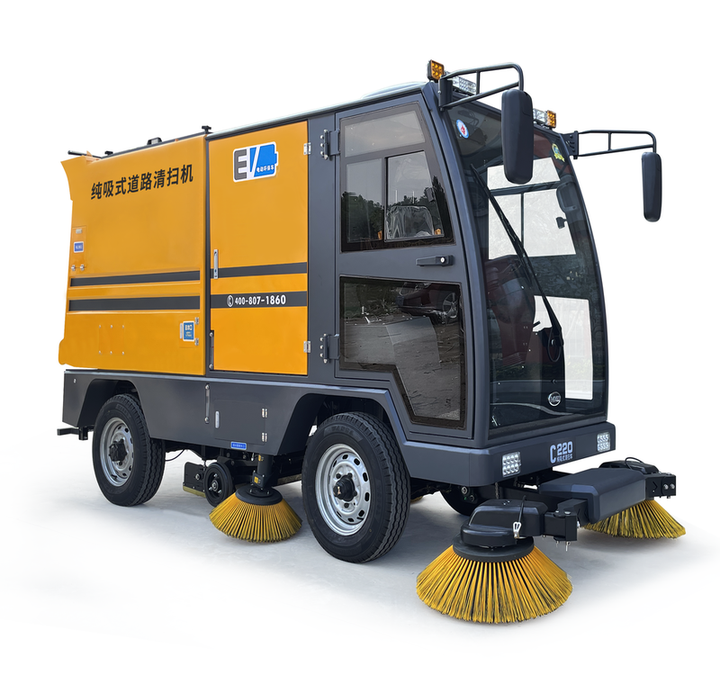 Dual Spray System Fully Automatic High-Pressure Road Sweeper Machine ...