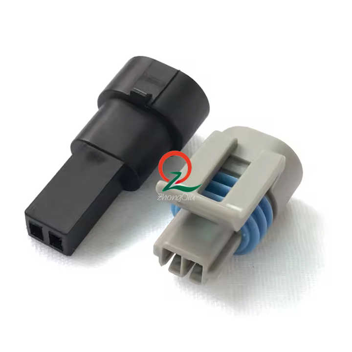 2pin Male PA66 Waterproof Connector - Dual-Core Auto Adapter