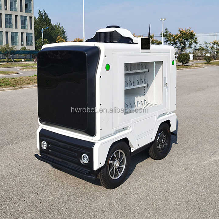 Smart Outdoor Driverless Food Delivery Robot - HW-900