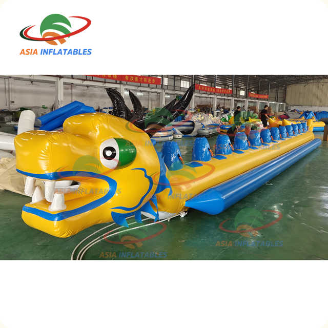 12 Seater Inflatable Dragon Boat - Enjoy Outdoor Water Fun