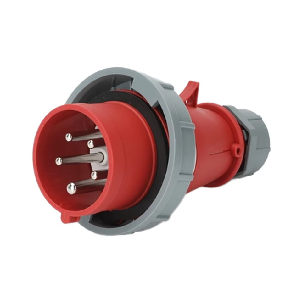 IP67 Waterproof Nylon Industrial Plug Socket EU Male Female 16A 415V 5P ...