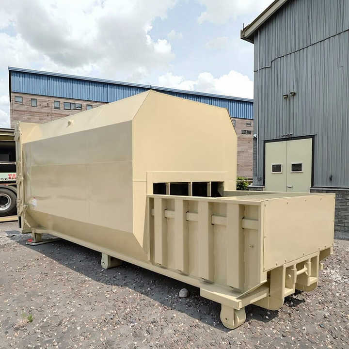 Customized Garbage Compactor Garbage Handling Machinery Built-in ...