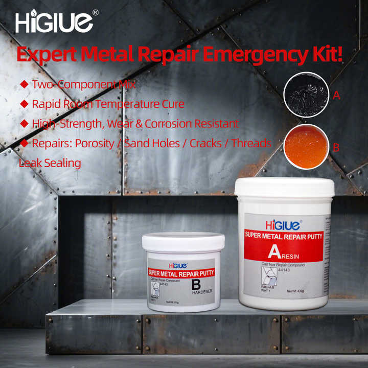 500g High Temperature Resistant Steel Putty Machinery Maintenance Steel ...