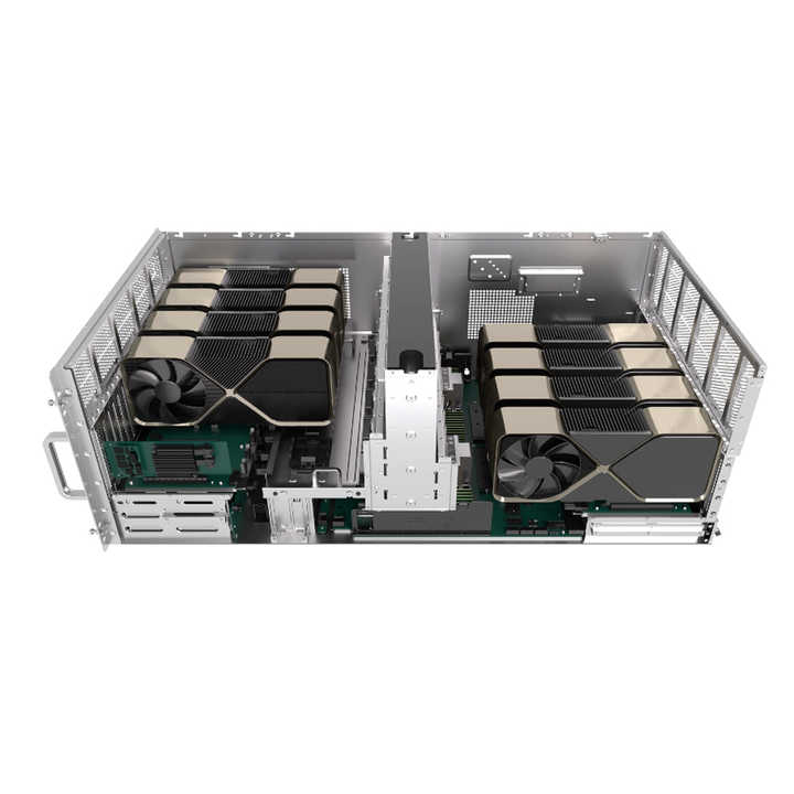 Robust AI Platform Workstation Server 7U Dual AMD EPYC 9004/9005 8 GPU ...