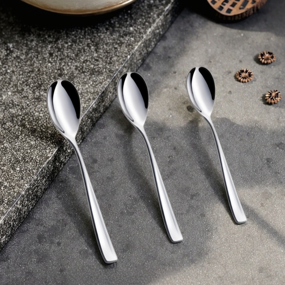 Modern Eco-Friendly Mirror Polish Stainless Steel Spoon for Home ...