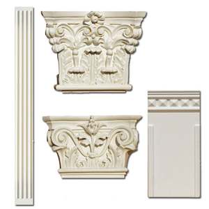 Roman Column Pilaster Pu Exterior Columns Molds Cement Concrete House ...