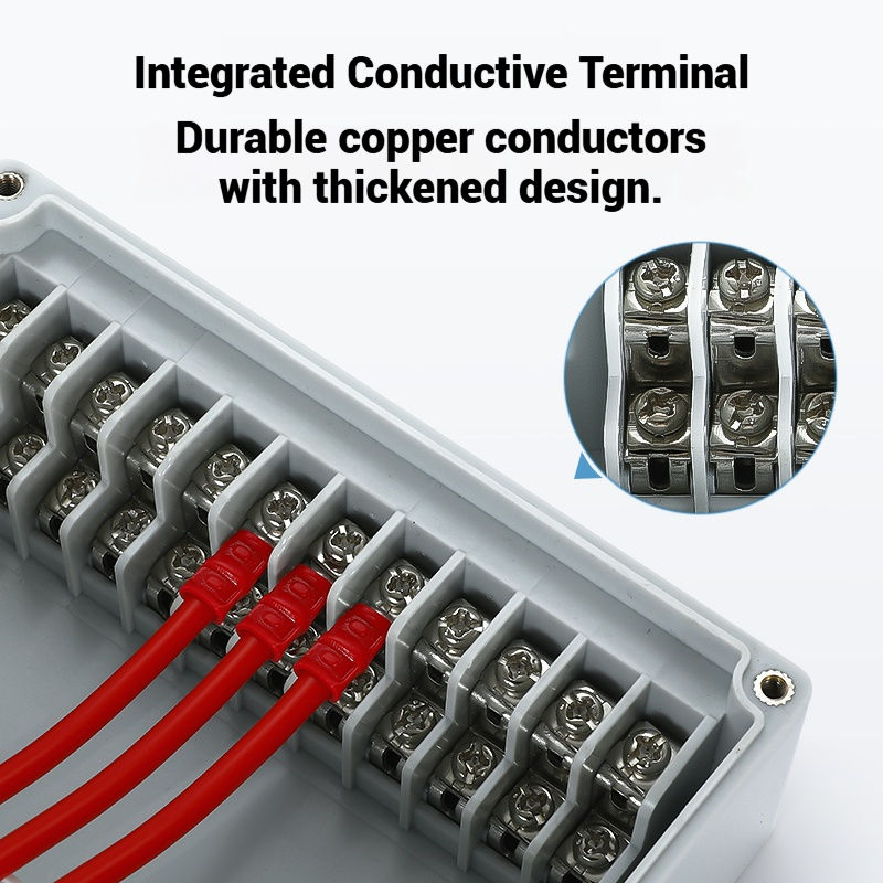 ANTIER IP67 Waterproof Junction Box - 4P to 40P Independent Terminal ...