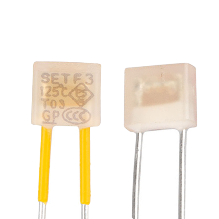 Radial Installation Thermal Fuse 76°C to 160°C 1A 3A 250VAC