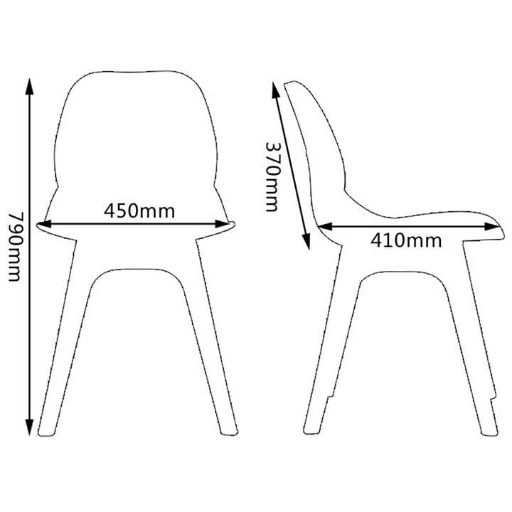 Polypropylene Chair - Stylish & Durable Plastic Seating