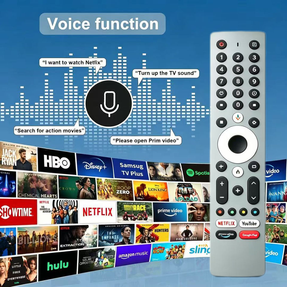 RM-C3572 Voice Remote Control for JVC Konka Android Smart TV 4K UHD ...