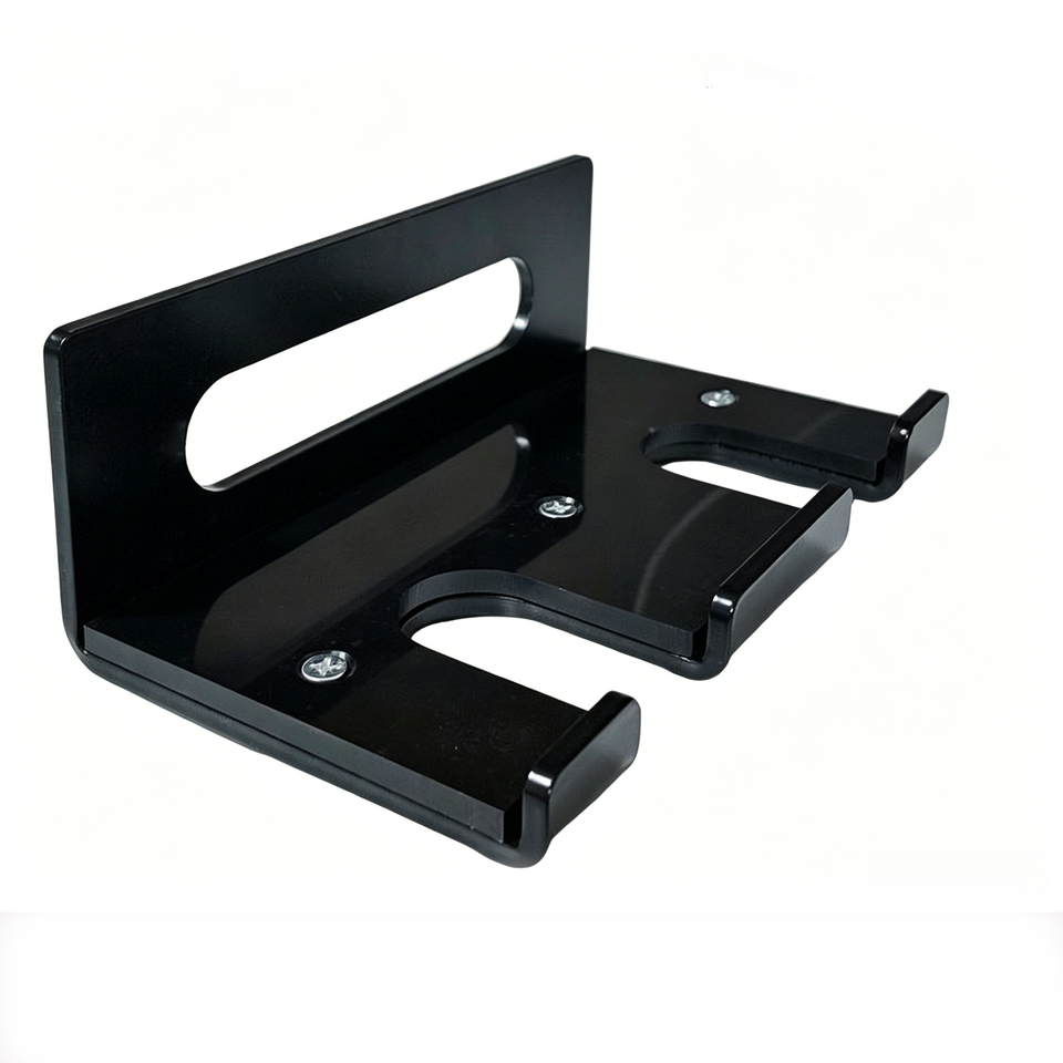 Upgraded Steel Barbell Storage Bracket with Thick Rubber Lining for ...
