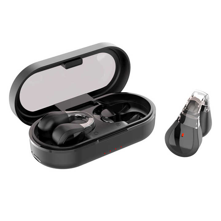 TWS True Wireless Earbuds - Q60 with LED Display & Soft Rubber Clip