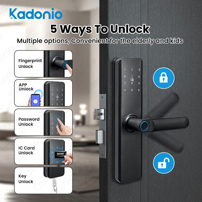 Kadonio Front Door Keyless Entry Door Lock - Smart & Secure