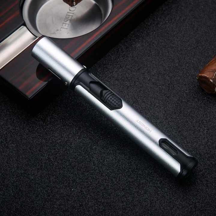 New High Quality Refillable Butane Camping Lighter Pen One Jet Flame ...