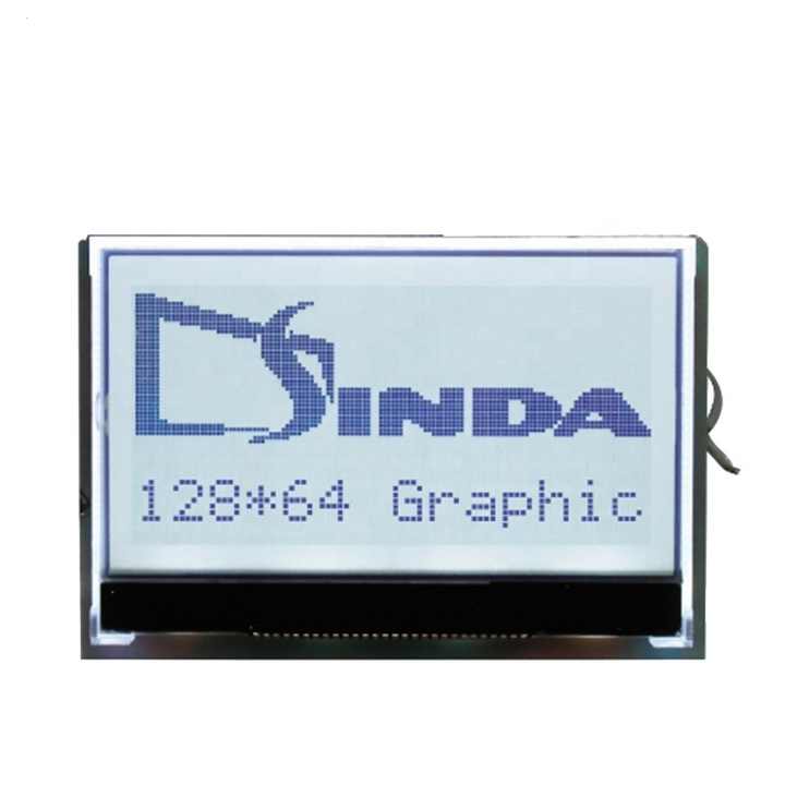128x64 Graphic COG LCD Display with SPI Interface Mono LCD Display ...