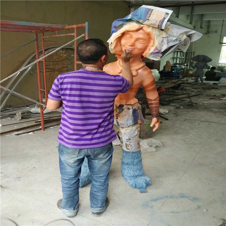 Life Size Cartoon Characters Statue - Custom Fiberglass Art