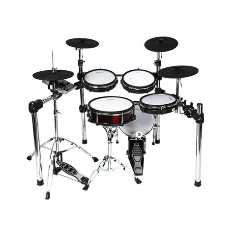 Lemon Drum T950 Dark Wood Grain Electronic Drum Set Pad – Luxury Custom ...
