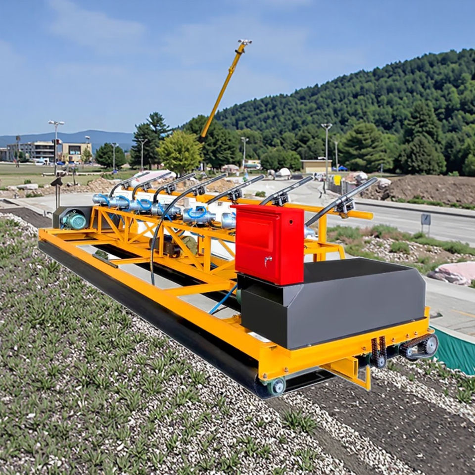 Automation Paver Laying Construction Building Paver Road Surface ...