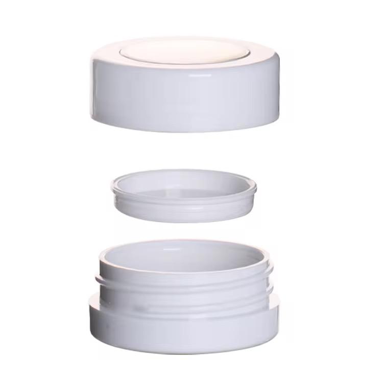 2G 3G White Cosmetic Samples Round Blush Nose Shadow Lipstick Jar ...