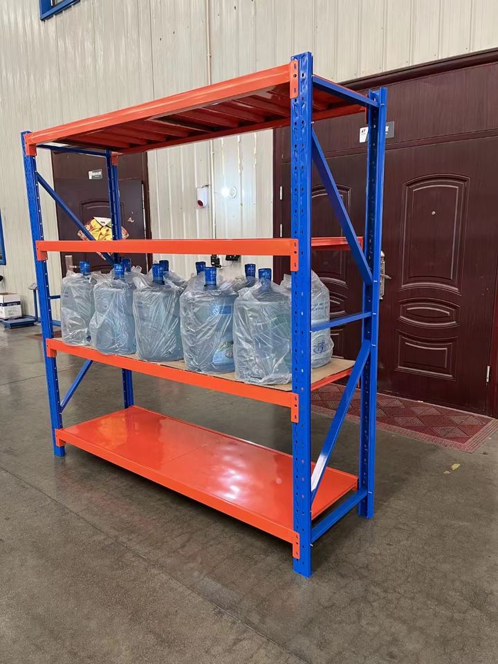 Warehouse Racking System Medium Duty Garage Storage Shelf Rack ...