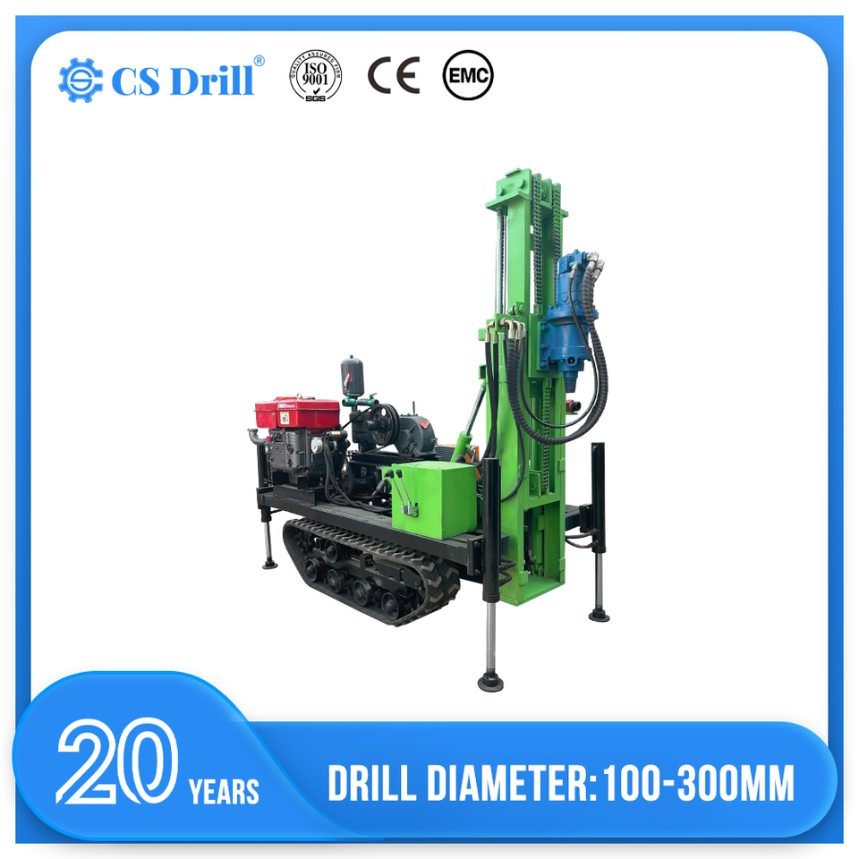 160T-2-M Portable All Terrain Water Well Drilling Rig Machine ...