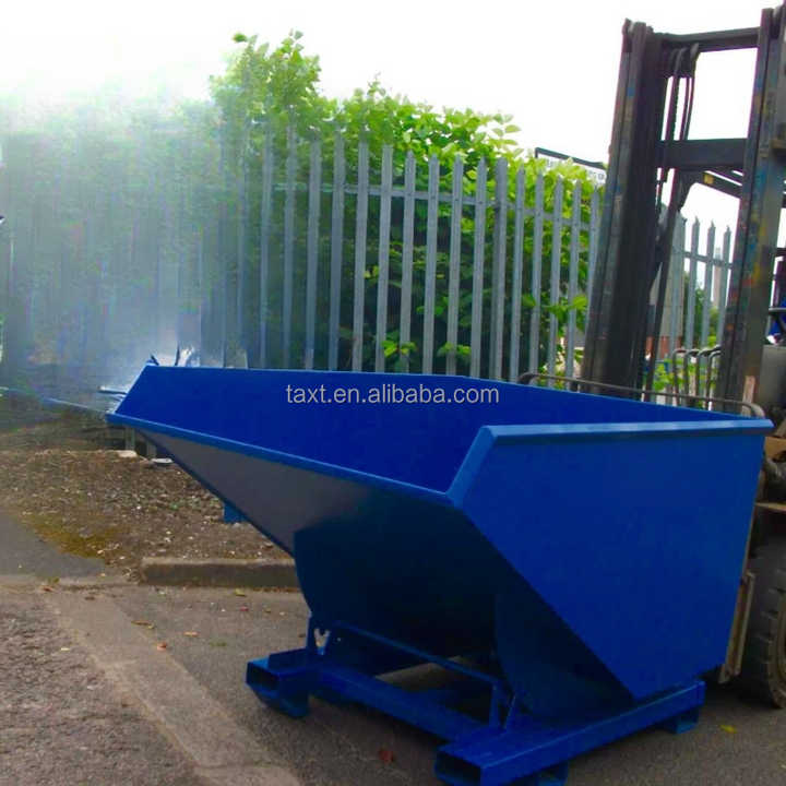 Hopper Tipping Metal Dump Truck - Efficient Waste Collection