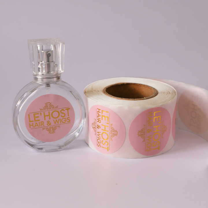 Custom Round Logo Stickers for Packaging - Waterproof & Adhesive