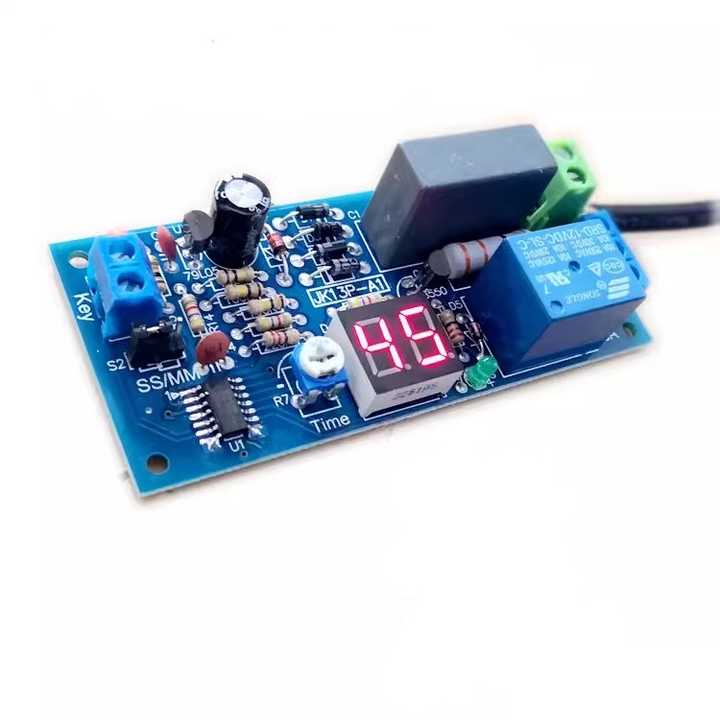 Digital LED Display AC 220V 230V Trigger Countdown Time Relay