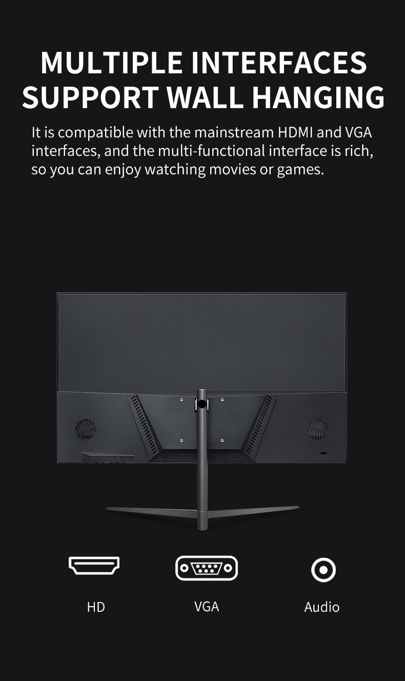 OEM 19 20 21.5 22 24 27 32 Inch PC led Gamer Borderless Monitor 144HZ ...