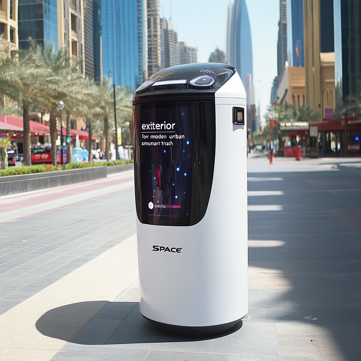 Modern Smart Trash Bin with Intelligent Sensor Technology and Durable ...