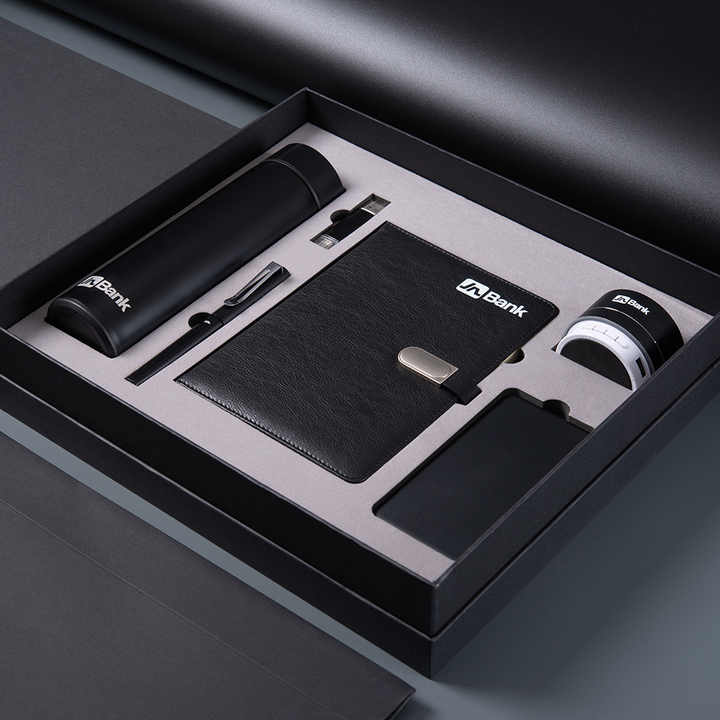 Corporate Business Giveaways Custom A5 Plain Notebook& Metal Pen&USB ...