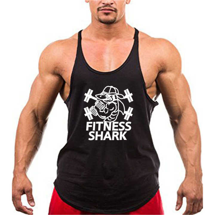 Quick Dry Stringer Vest Mens Fitness Training Gym Y-Back Tank Top Cut ...