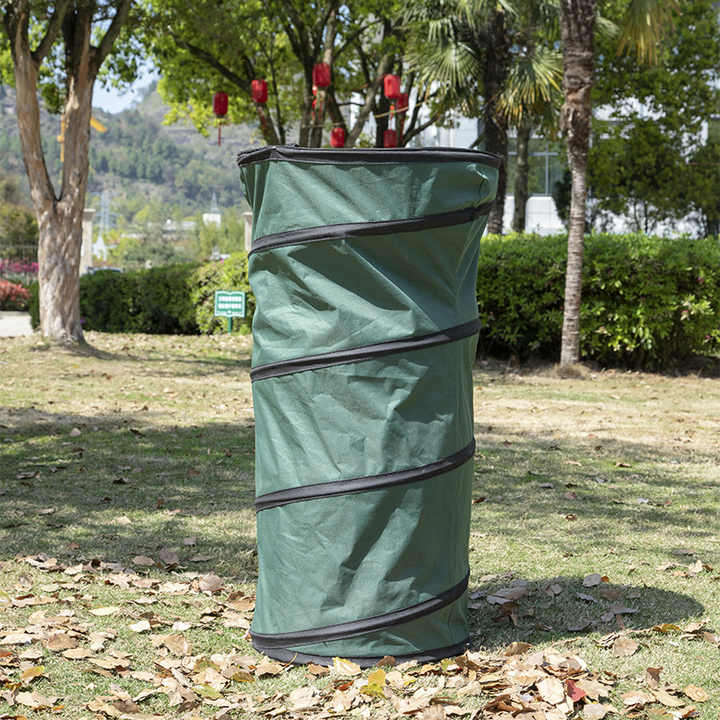 Tall Bounce Bucket Foldable Storage Bag Leaf Bag Fallen Leaf Bucket ...