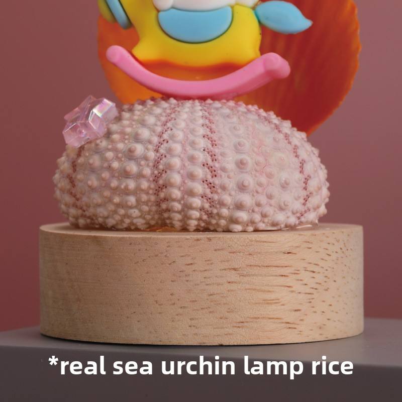 Cartoon Sea Urchin Night Light USB-Powered Dimmable Cute LED Desk Lamp ...