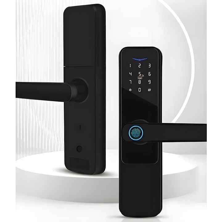 WiFi Smart Lock with Digital Fingerprint & Card Reader Electric Door ...