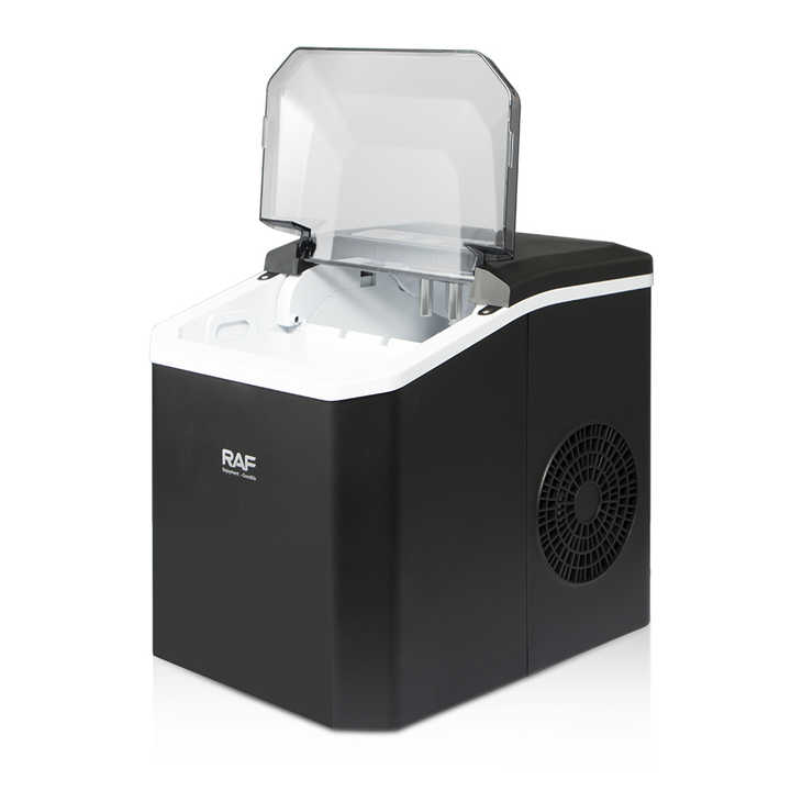 RAF Ice Maker with 26LBS Daily Output Automatic Cleaning Smart Ice Size Adjustment and Full Ice ...