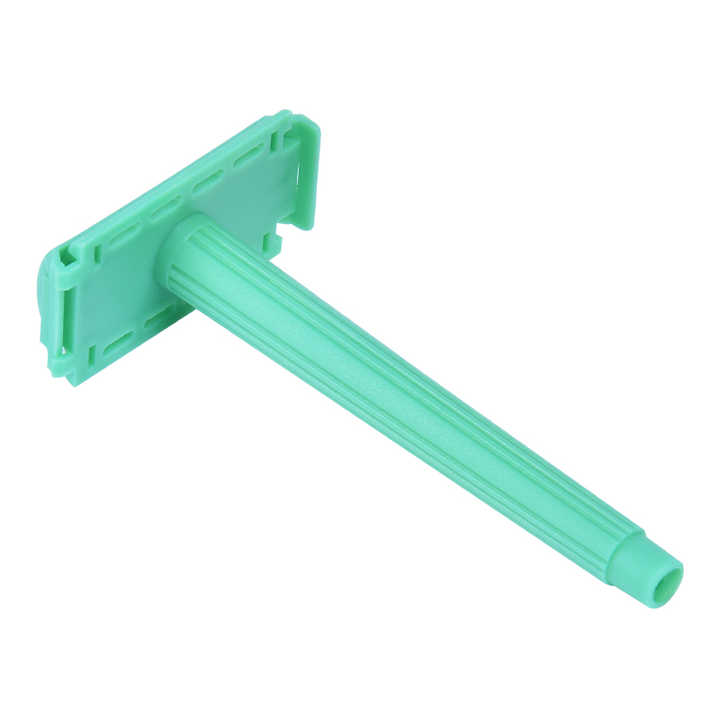 Double Edge Safety Razor with Stainless Steel Blade and Plastic Handle ...