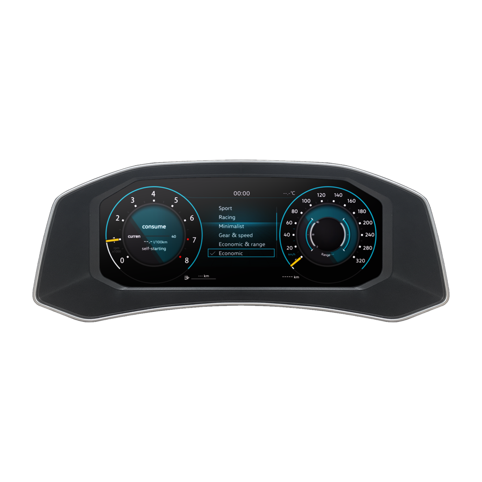 12.3'' Digital Dashboard Cluster for VW T-ROC 2018-2025 Years MQB ...