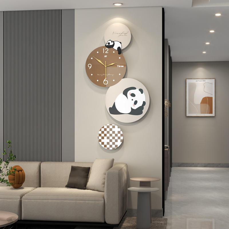 Classroom Office Wall Clock – 23cm (9") Silver Frame, White Dial, Easy ...