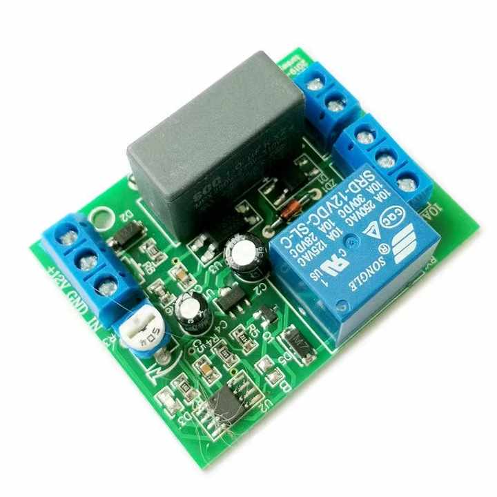 Adjustable AC 220V Relay Module Switch Trigger Time Delay Circuit Timer Cycle Timing Turn Off ...