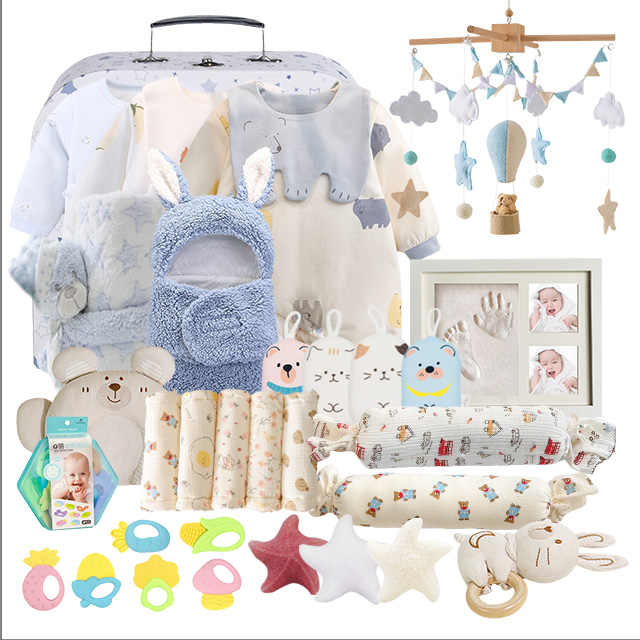 Newborn Baby Gift Set Box - Essential Items & Accessories
