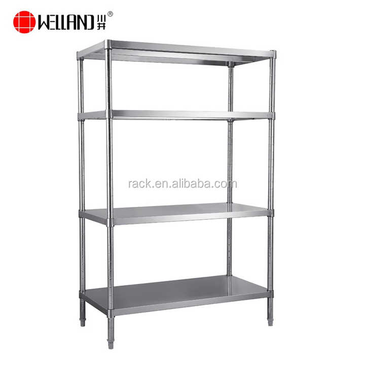 Commercial Industrial Shelving Inox Kitchen Storage Shelf /4-Tier ...