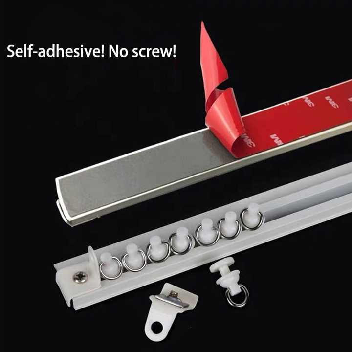 Low Profile Aluminum Curtain Track - Flexible & Stylish